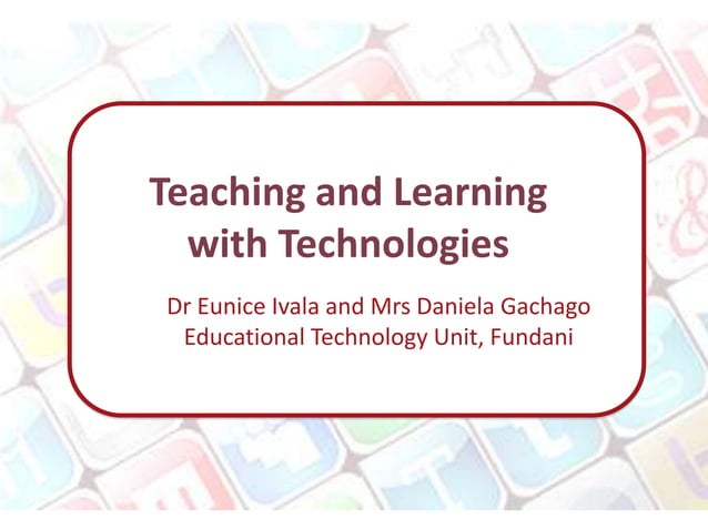 Fundani ETU - tasks, current and future projects | PPT