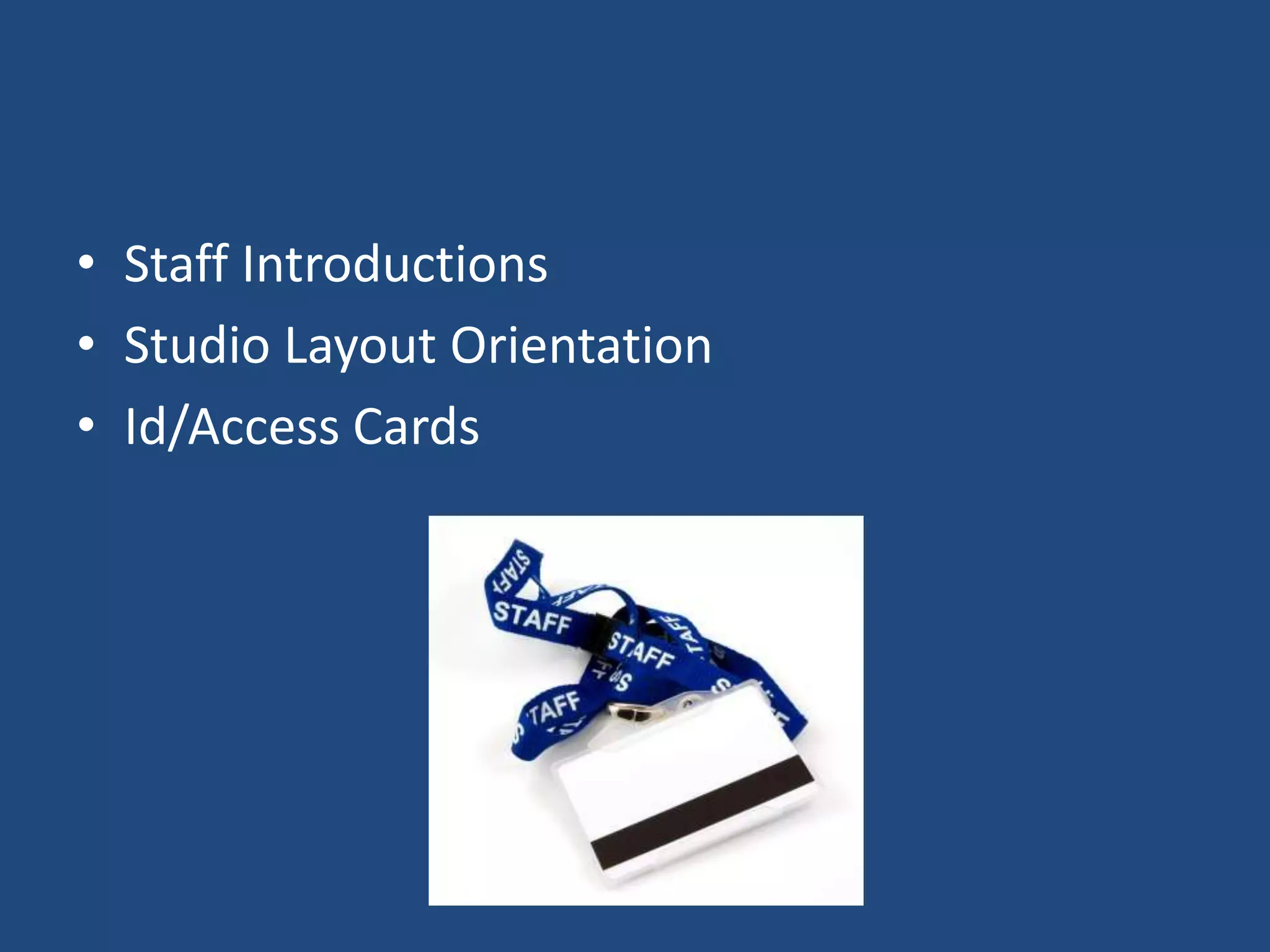 Induction presentation & refresher training | PPTX