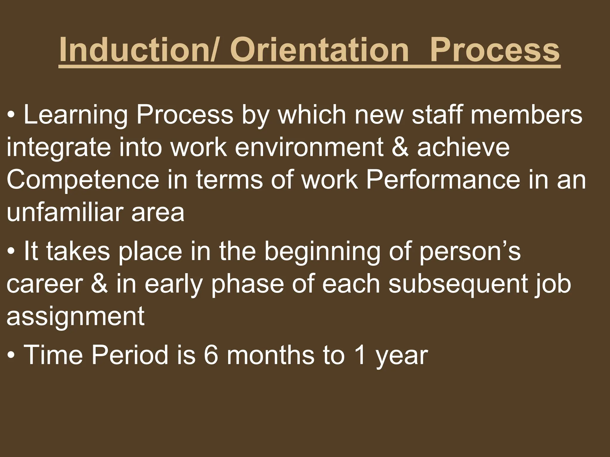 Induction Process.ppt induction process inhrm | PPT