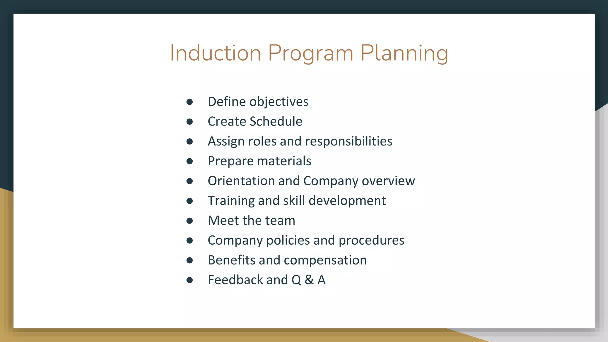 Induction Program Planning and Compensation structure .pptx