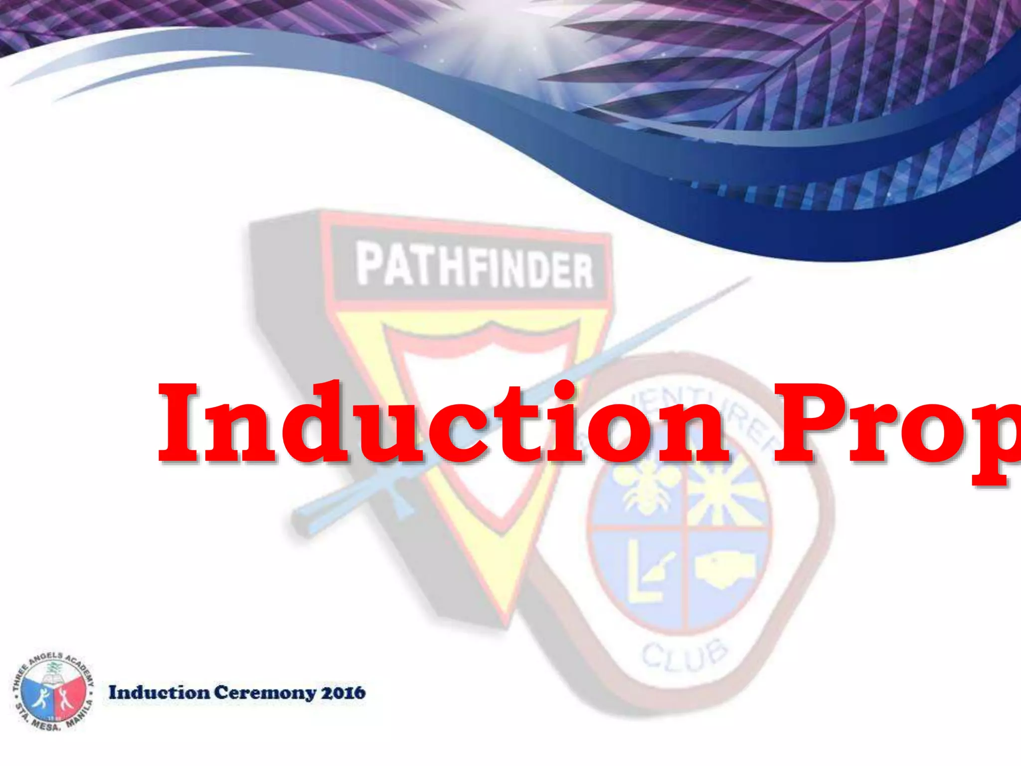 Induction program powerpoint 2016 | PPTX