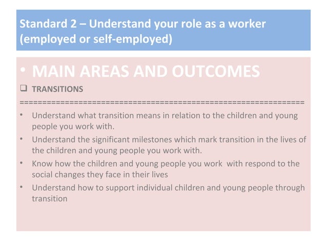 Induction Standards Part Five | PPT | Special Needs Kids | Parenting