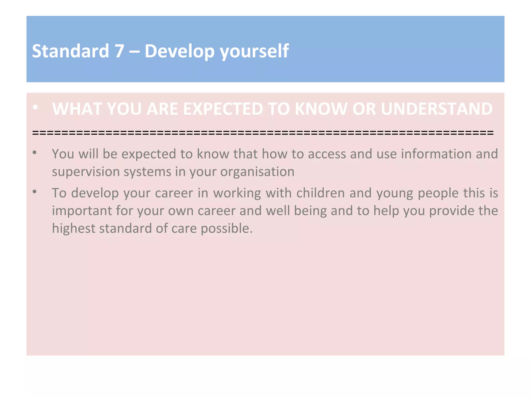 Induction standards part seven | PPT