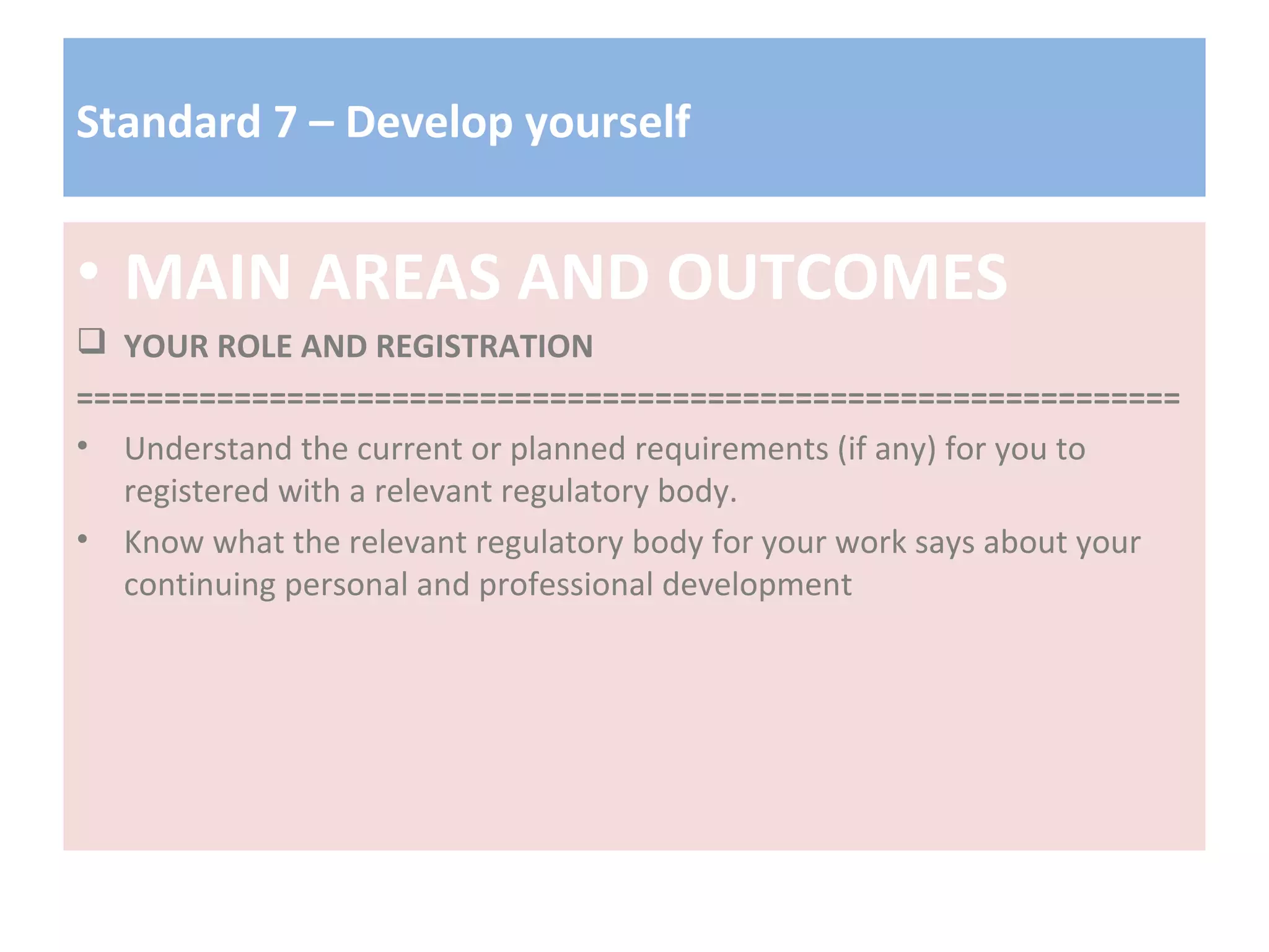 Induction standards part seven | PPT