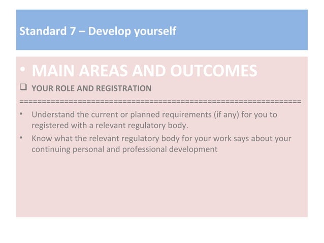 Induction standards part seven | PPT