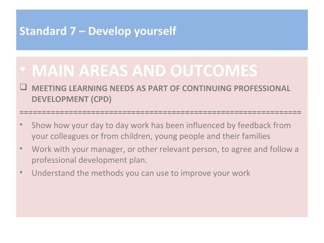 Induction standards part seven | PPT