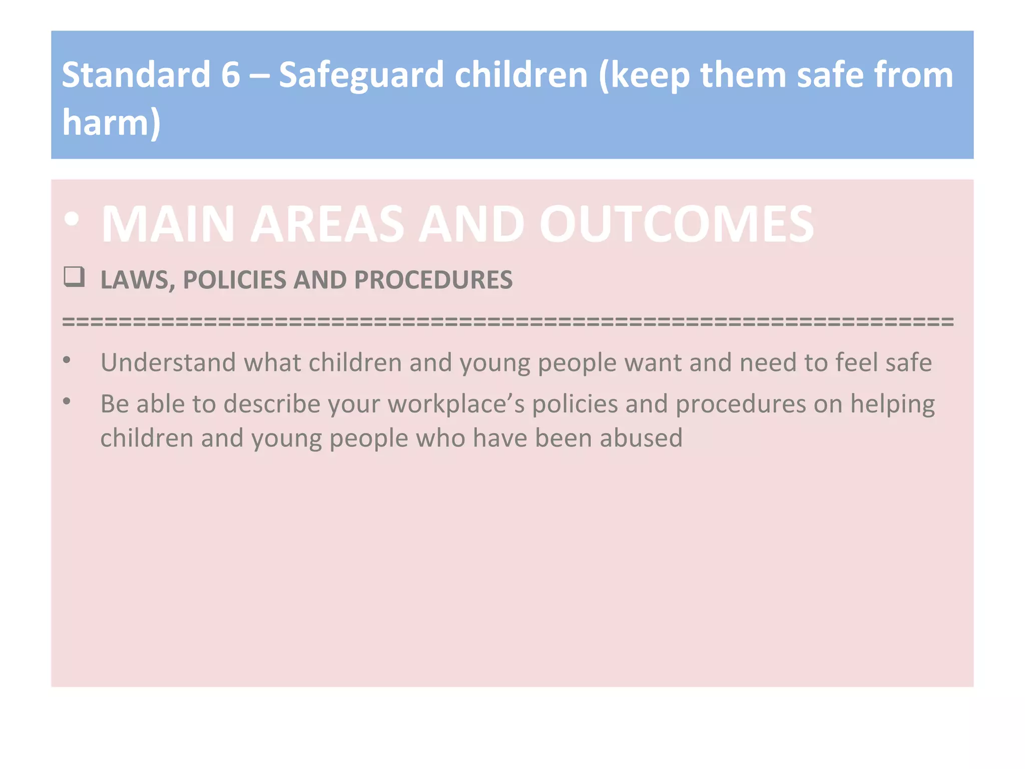 Induction Standards Part Six | PPT