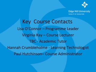 Welcome to the course | PPT