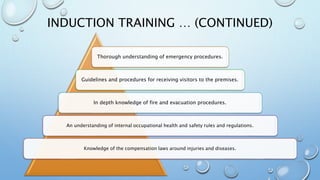 Health and Safety Induction Training | PPTX