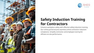 Safety Induction Training & Online Induction Portal for Contractors | PPT