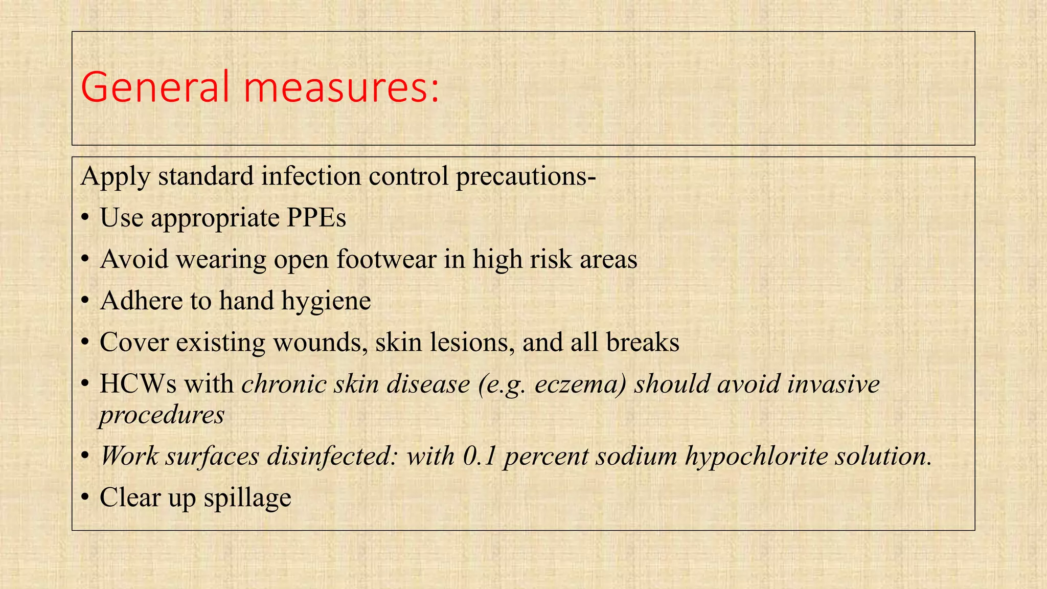 Induction training for hospital infection control | PPTX