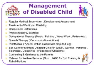 Disability _Child_Care_Management of Disabilities_ Health related ...