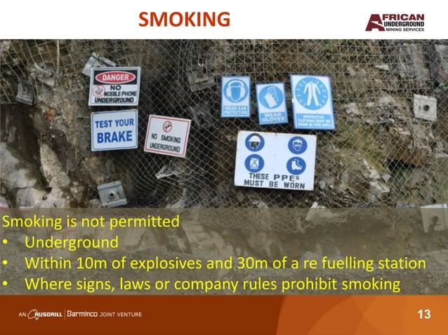 General mining and underground induction | PPTX