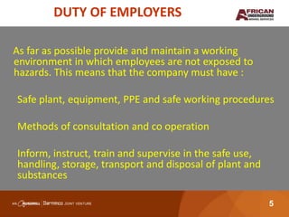 General mining and underground induction | PPTX