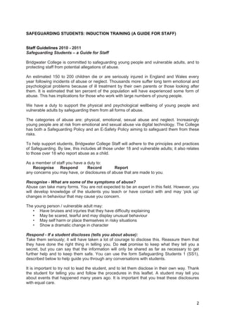 Induction workbook safeguarding - oct 2010 final | DOC