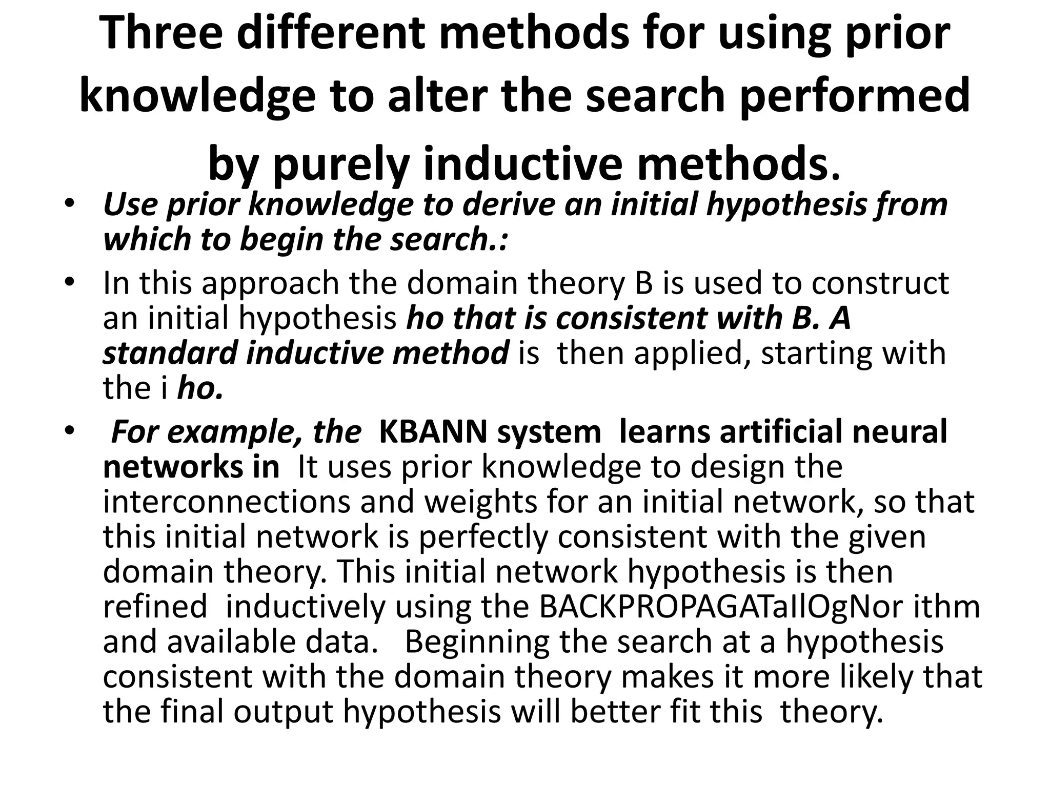 Inductive analytical approaches to learning | PPTX