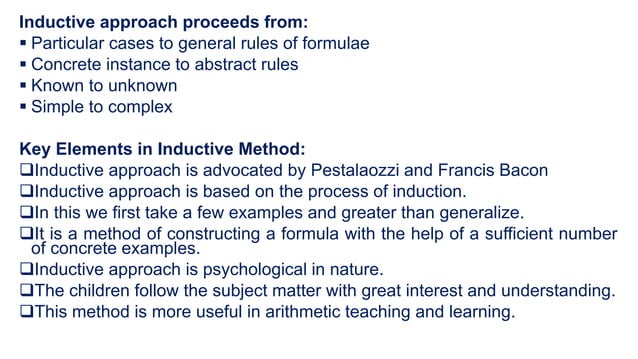 Inductive & Deductive Method/Dr.Jaganmohana Rao Gurugubelli | PPTX ...