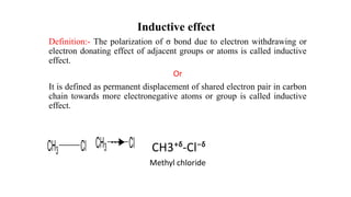 inductive-effect organic chemistry mechanism.pptx