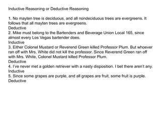 inductive-vs-deductive Lecture for Math 8 | PPTX