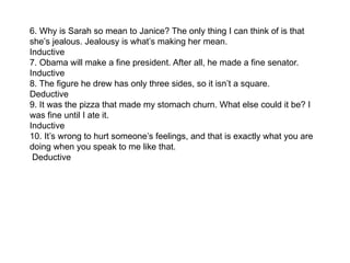 inductive-vs-deductive Lecture for Math 8 | PPTX