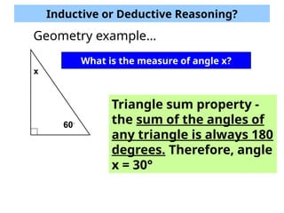 inductive-vs-deductive Lecture for Math 8 | PPTX