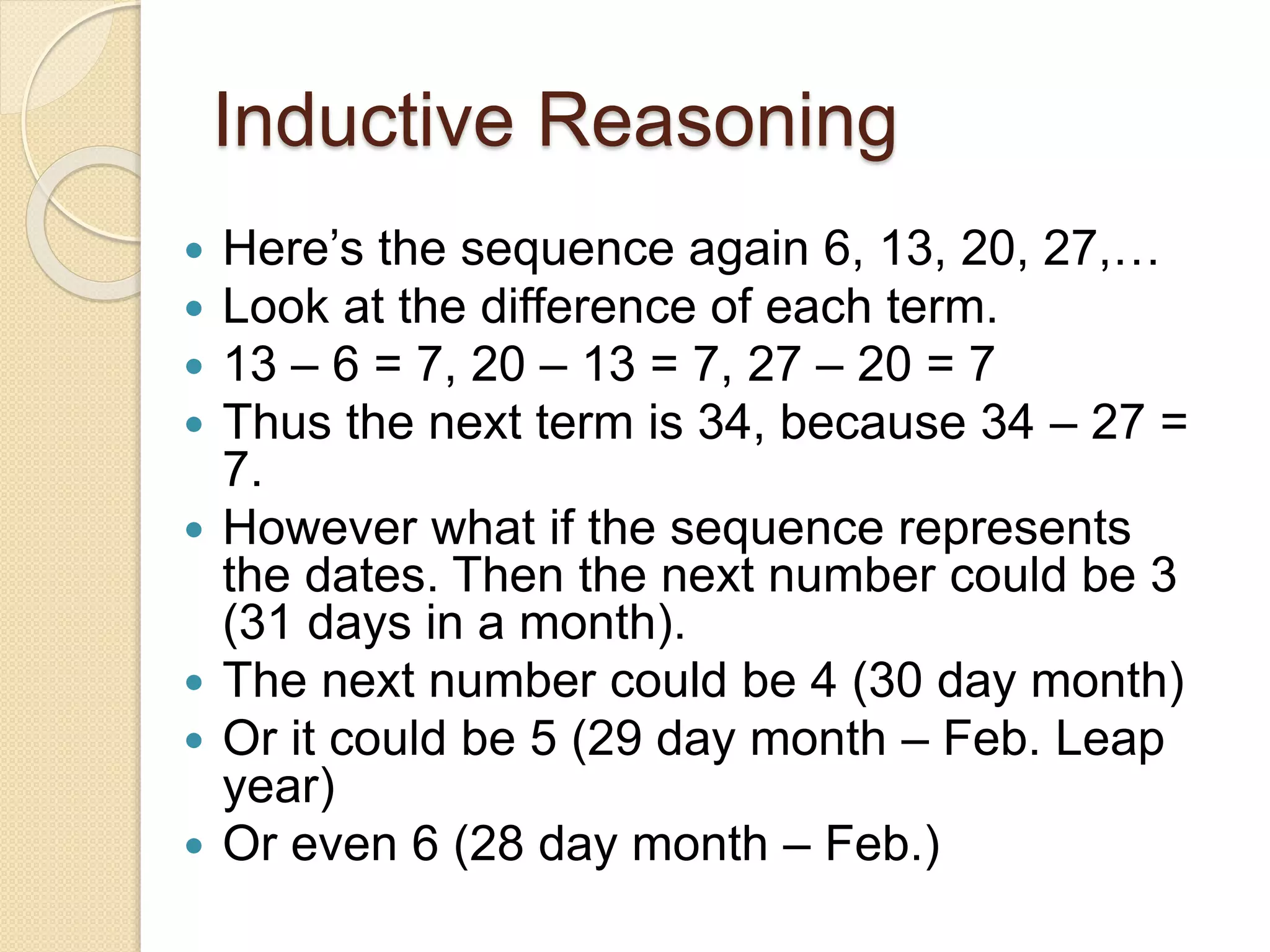 Inductive, Deductive, and Fallacies | PPTX | Food Allergies | Food & Drink