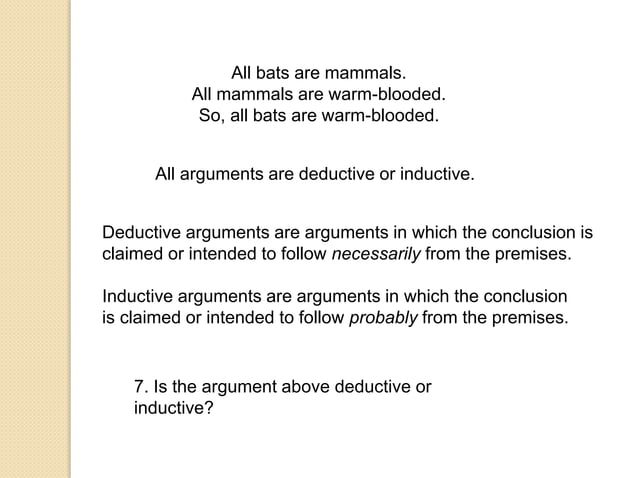 Inductive, Deductive, and Fallacies | PPTX | Food Allergies | Food & Drink