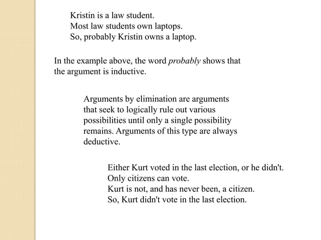 Inductive, Deductive, and Fallacies | PPTX | Food Allergies | Food & Drink