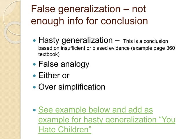 Inductive, Deductive, and Fallacies | PPTX | Food Allergies | Food & Drink