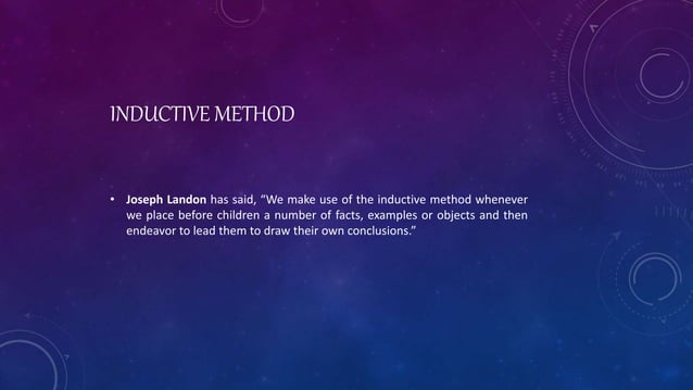 INDUCTIVE And DEDUCTIVE Method- PPP | PPT