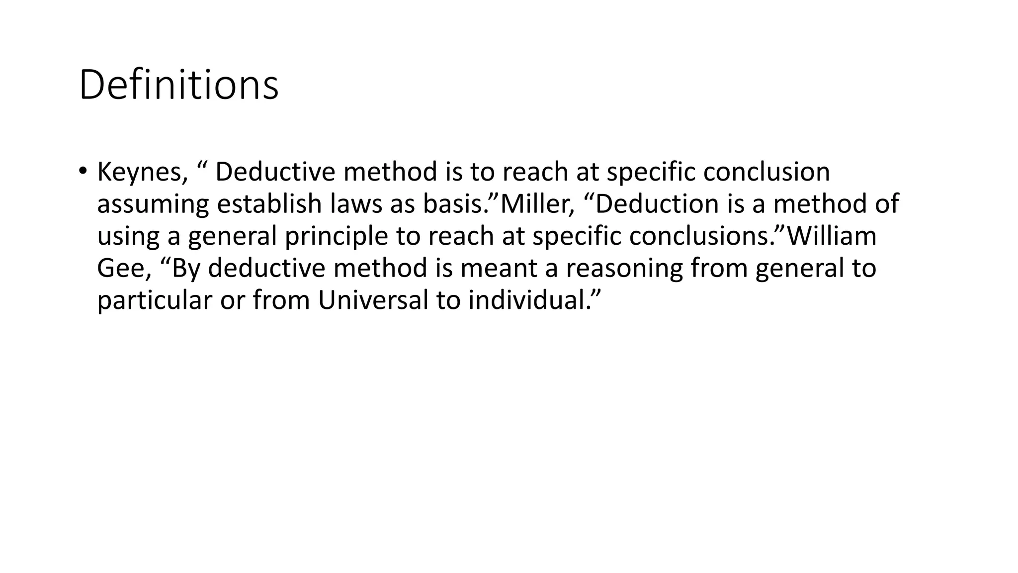 Inductive and deductive method of teaching | PPTX