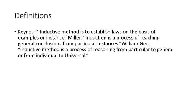 Inductive and deductive method of teaching | PPTX
