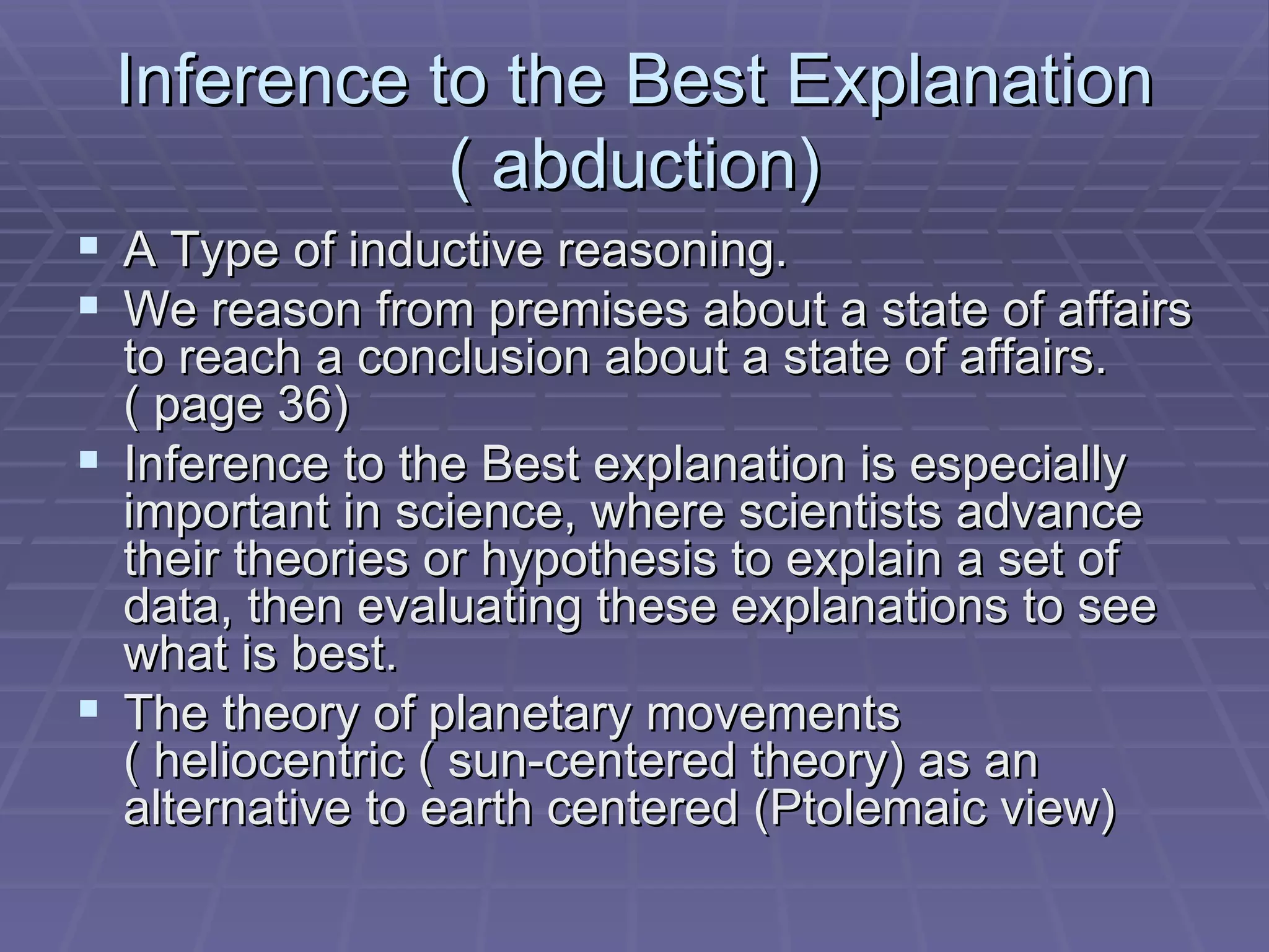 Inductive And Deductive Reasoning Ppt