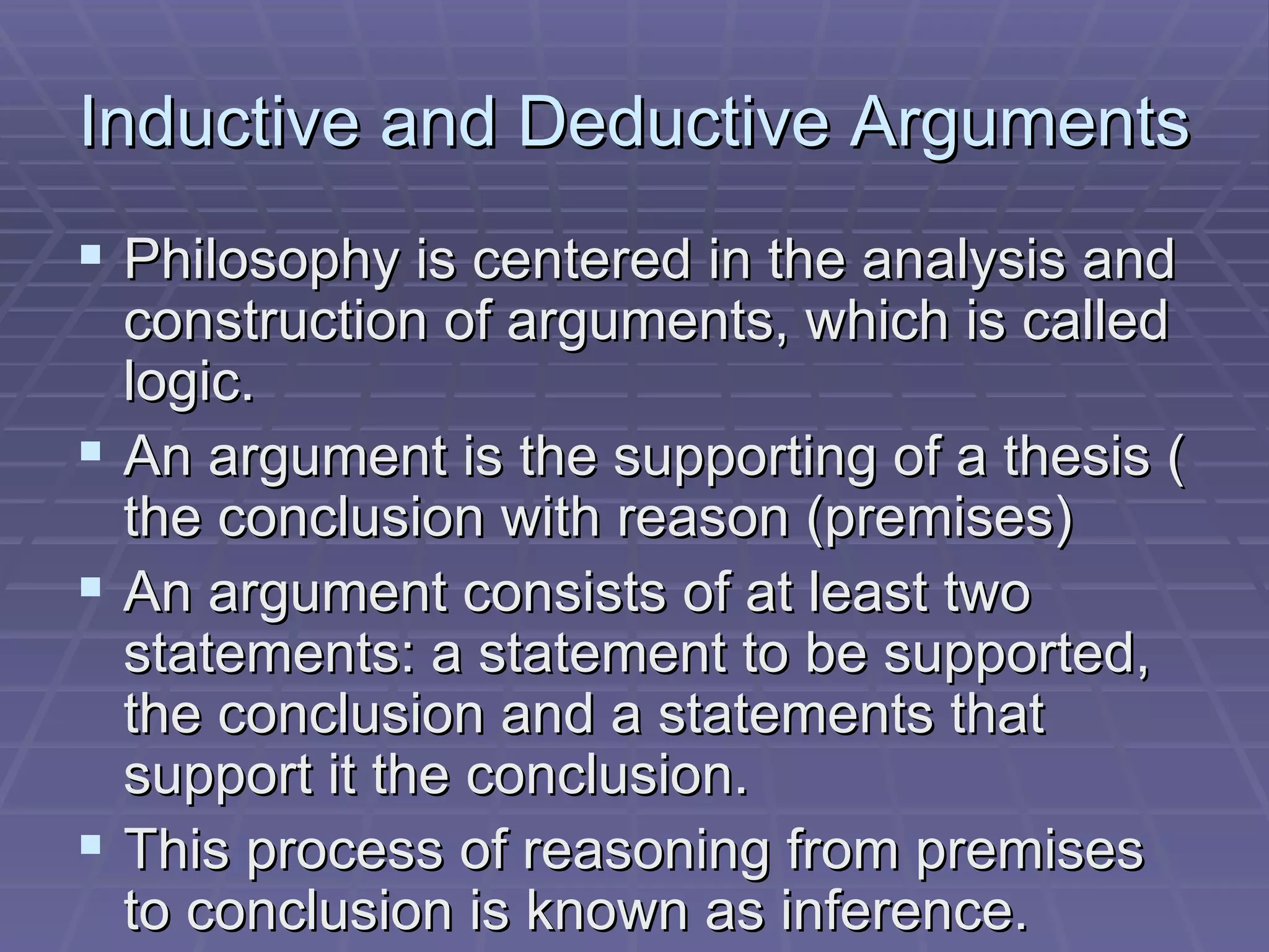 Inductive and deductive reasoning | PPT