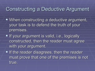 Inductive and deductive reasoning | PPT