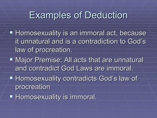 Inductive and deductive reasoning | PPT