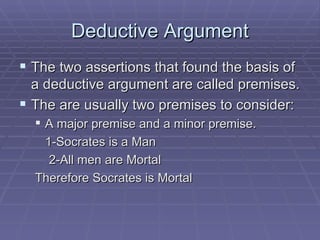 Inductive and deductive reasoning | PPT