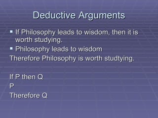Inductive and deductive reasoning | PPT