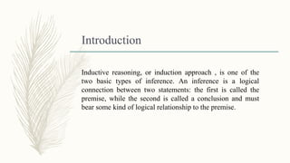 Inductive Approach in Accounting Theory | PPTX