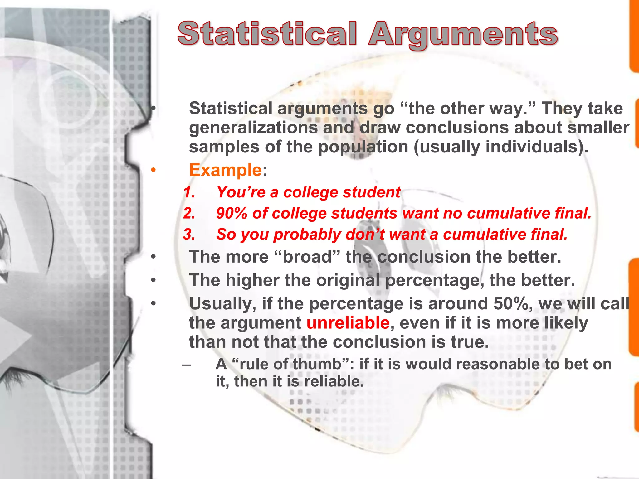 Inductive argument | PPT