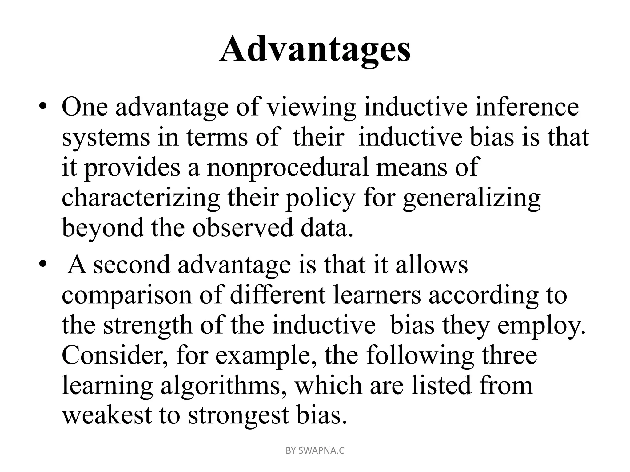 Inductive bias | PPTX
