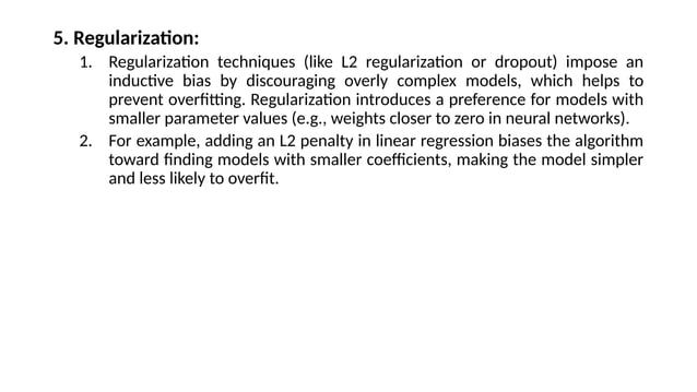 Inductive Bias And Various Characteristics Of Inductive Biaspptx 7782