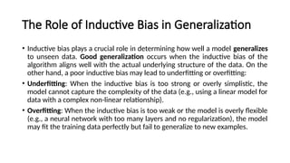 Inductive Bias and various characteristics of inductive bias.pptx