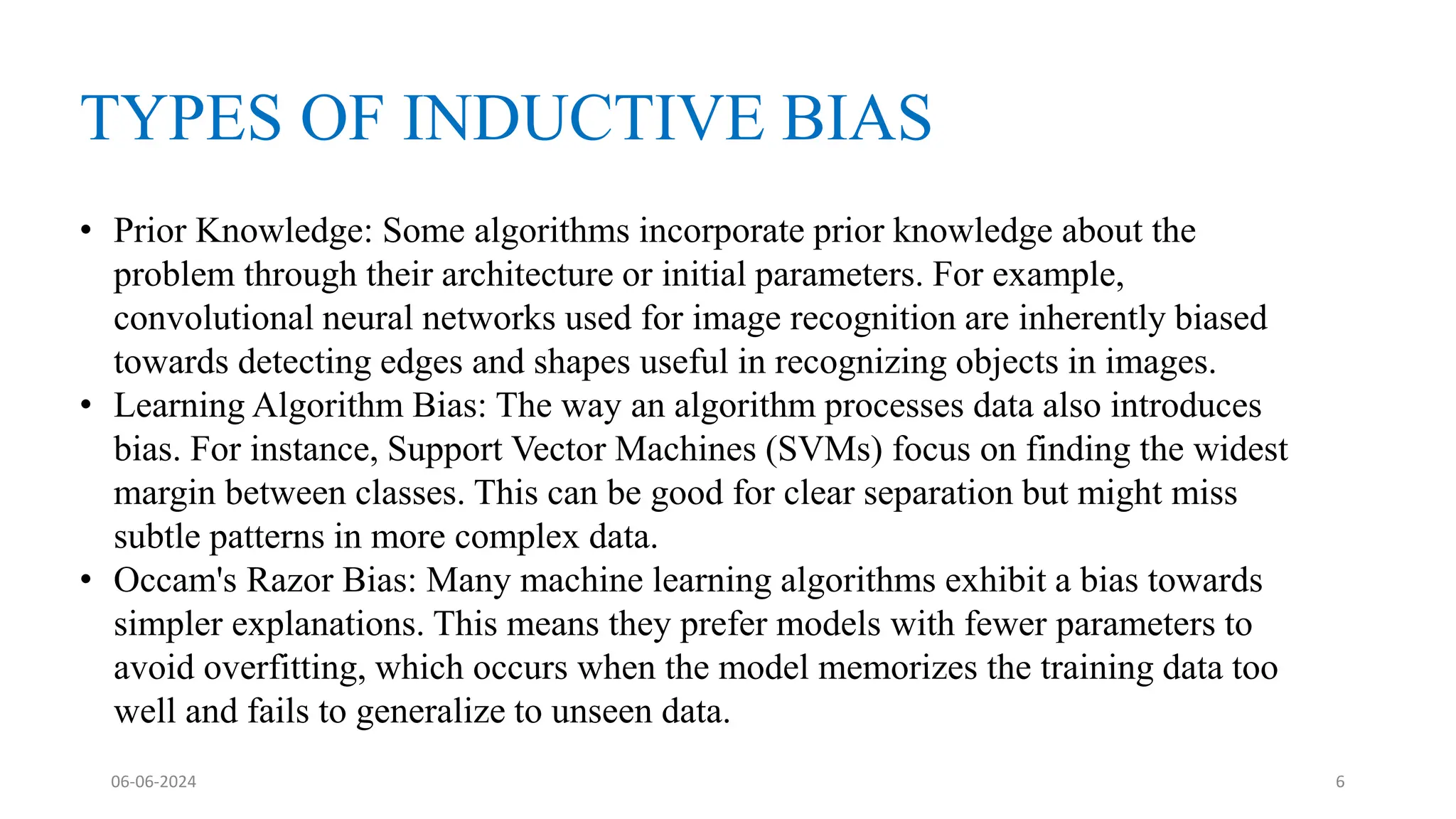 Understanding Inductive Bias in Machine Learning | PPTX