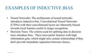 Understanding Inductive Bias in Machine Learning | PPTX