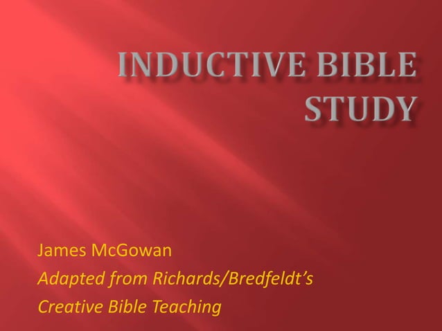 Inductive bible study details | PPTX | Christianity | Religion ...