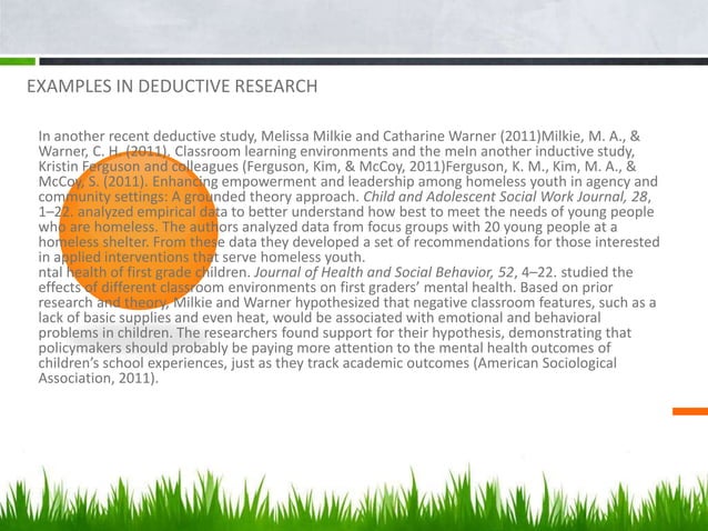 Inductive & deductive reasoning (advance research methodology) | PPTX