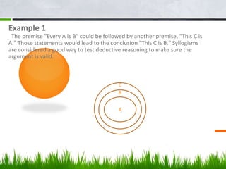 Inductive & deductive reasoning (advance research methodology) | PPTX