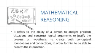 Inductive reasoning involves drawing conclusions from specific ...