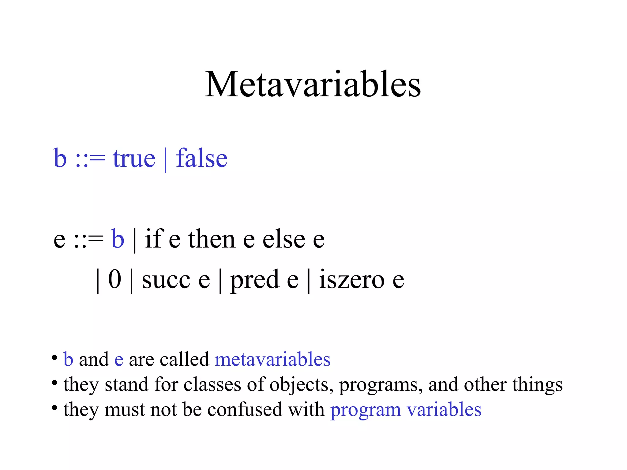 Inductive definitions | PPT